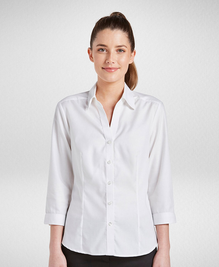 Serenity - Fitted 3/4 Sleeve Blouse | Corporate Blouse | Corporate ...