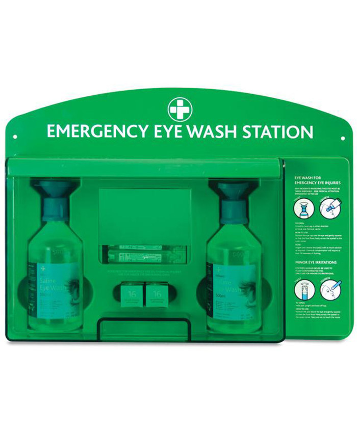 Elite Eyecare Station, Wall Mount With Mirror | First Aid For Eye Care ...