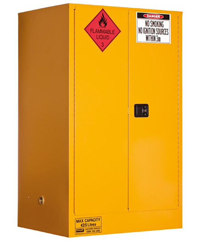Flammable Storage Cabinet 425L 2 Door, 3 Shelf | Safety Storage | Pratt