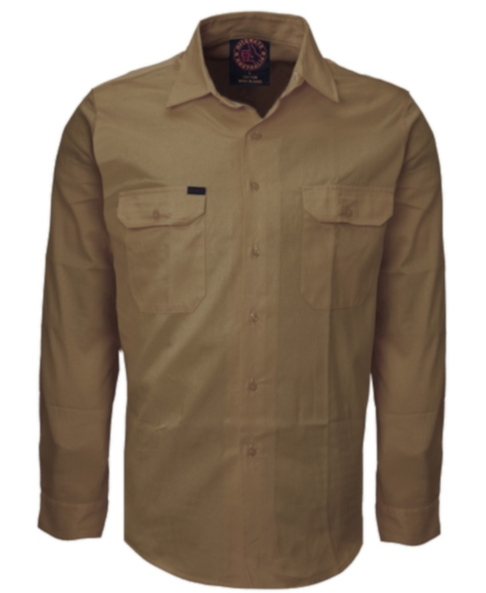 Open Front Vented Shirt - Long Sleeve | Hi Vis Shirts | Ritemate Workwear